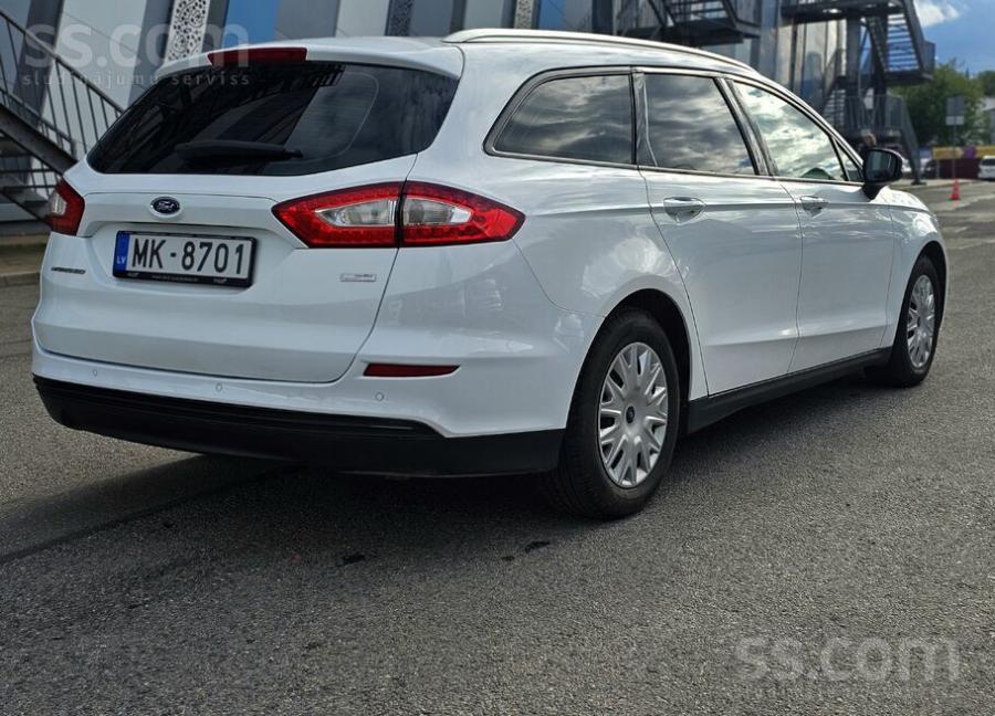 White Ford Mondeo 2015 in Riga, with an engine capacity of 1.50 L and mileage of 355 thousand km for 4950 €, photo 7 on AUTOMOTO.COM.LV