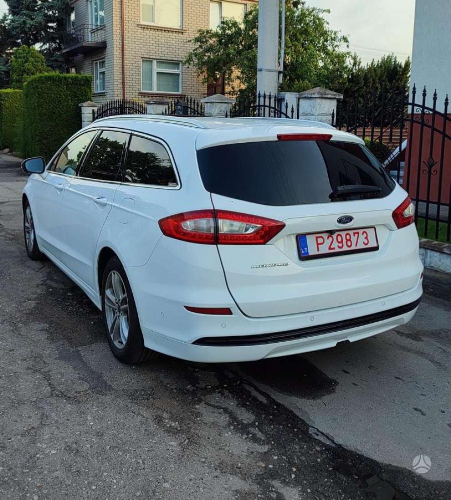 White Ford Mondeo 2015 in Marijampole, with an engine capacity of 2.00 L and mileage of 261 thousand km for 6800 €, photo 6 on AUTOMOTO.COM.LV