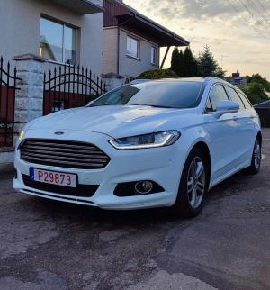 White Ford Mondeo 2015 in Marijampole, with an engine capacity of 2.00 L and mileage of 261 thousand km for 6800 €, photo 10 on AUTOMOTO.COM.LV