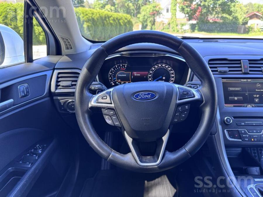 White Ford Mondeo 2015 in Jurmala, with an engine capacity of 2.00 L and mileage of 0 thousand km for 5300 €, photo 12 on AUTOMOTO.COM.LV