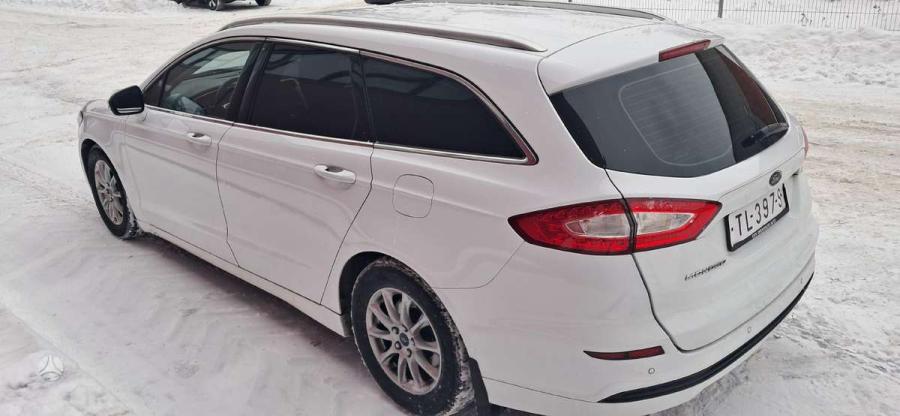 White Ford Mondeo 2016 in Kaunas, with an engine capacity of 1.56 L and mileage of 229 thousand km for 5450 €, photo 4 on AUTOMOTO.COM.LV