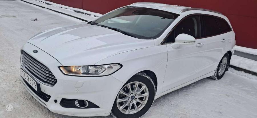 White Ford Mondeo 2016 in Kaunas, with an engine capacity of 1.56 L and mileage of 229 thousand km for 5450 €, photo 6 on AUTOMOTO.COM.LV