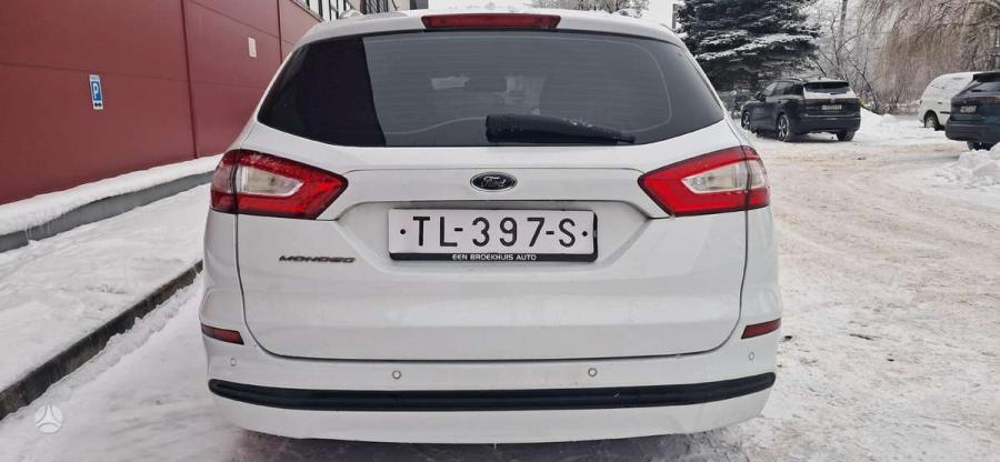 White Ford Mondeo 2016 in Kaunas, with an engine capacity of 1.56 L and mileage of 229 thousand km for 5450 €, photo 19 on AUTOMOTO.COM.LV