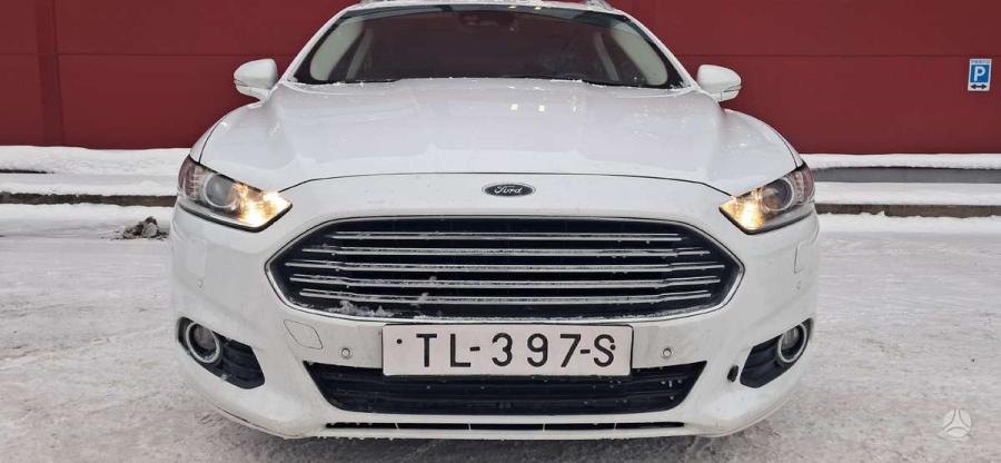 White Ford Mondeo 2016 in Kaunas, with an engine capacity of 1.56 L and mileage of 229 thousand km for 5450 €, photo 20 on AUTOMOTO.COM.LV