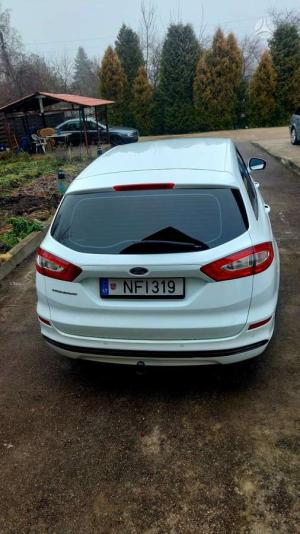 White Ford Mondeo 2016 in Vilnius, with an engine capacity of 2.00 L and mileage of 350 thousand km for 6200 €, photo 2 on AUTOMOTO.COM.LV