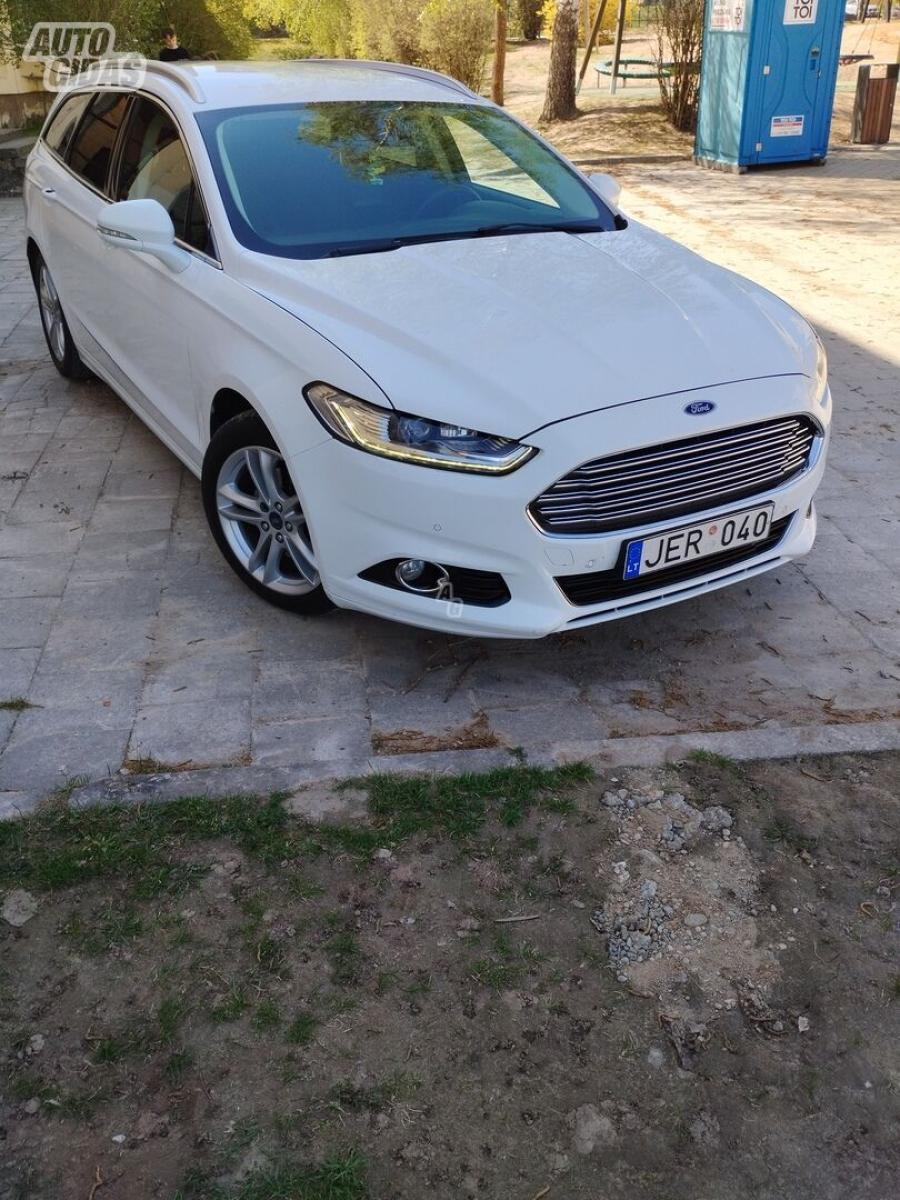 Balts Ford Mondeo 2016 Kauņa, ar dzinēja tilpumu 2.00 L un nobraukumu 327 tūkst. km par 8600 €, foto 1 vietnē AUTOMOTO.COM.LV
