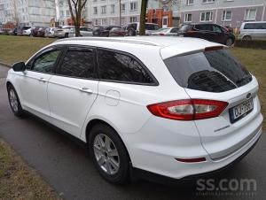 White Ford Mondeo 2016 in Riga, with an engine capacity of 2.00 L and mileage of 270 thousand km for 6750 €, photo 14 on AUTOMOTO.COM.LV