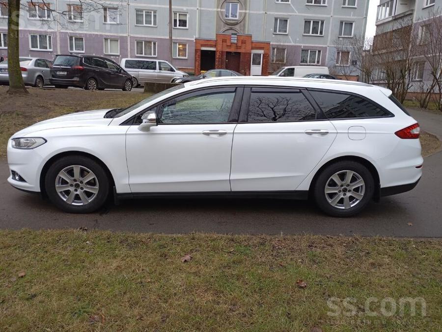 White Ford Mondeo 2016 in Riga, with an engine capacity of 2.00 L and mileage of 270 thousand km for 6750 €, photo 15 on AUTOMOTO.COM.LV