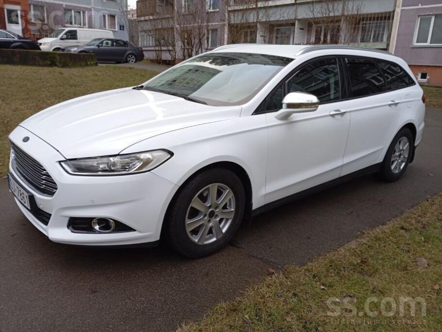 White Ford Mondeo 2016 in Riga, with an engine capacity of 2.00 L and mileage of 270 thousand km for 6750 €, photo 16 on AUTOMOTO.COM.LV