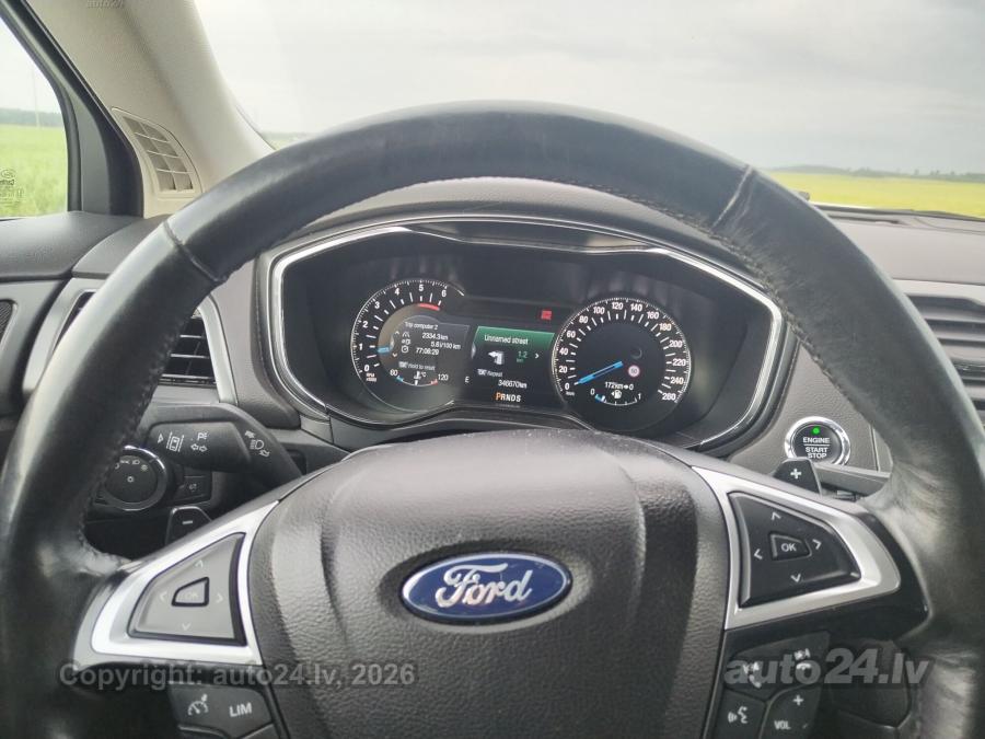White Ford Mondeo 2016 in Tallinn, with an engine capacity of 2.00 L and mileage of 346 thousand km for 5500 €, photo 12 on AUTOMOTO.COM.LV