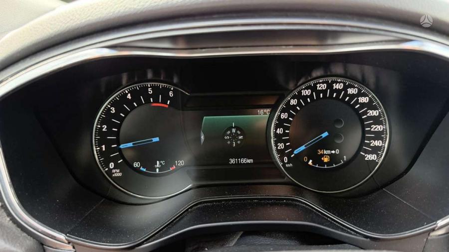 Balts Ford Mondeo 2016 Šauļi, ar dzinēja tilpumu 1.50 L un nobraukumu 361 tūkst. km par 6050 €, foto 9 vietnē AUTOMOTO.COM.LV
