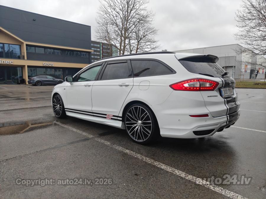 White Ford Mondeo 2017 in Tallinn, with an engine capacity of 1.50 L and mileage of 148 thousand km for 12999 €, photo 7 on AUTOMOTO.COM.LV