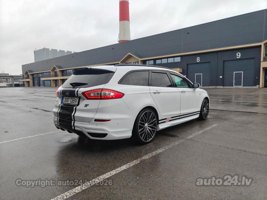 White Ford Mondeo 2017 in Tallinn, with an engine capacity of 1.50 L and mileage of 148 thousand km for 12999 €, photo 8 on AUTOMOTO.COM.LV