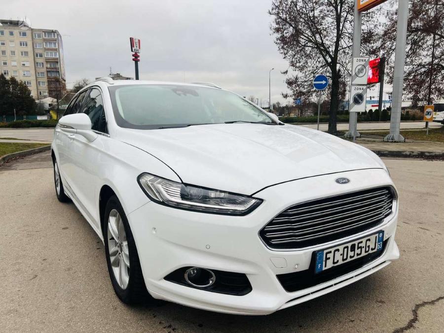 White Ford Mondeo 2019 in Kaunas, with an engine capacity of 2.00 L and mileage of 235 thousand km for 8450 €, photo 4 on AUTOMOTO.COM.LV