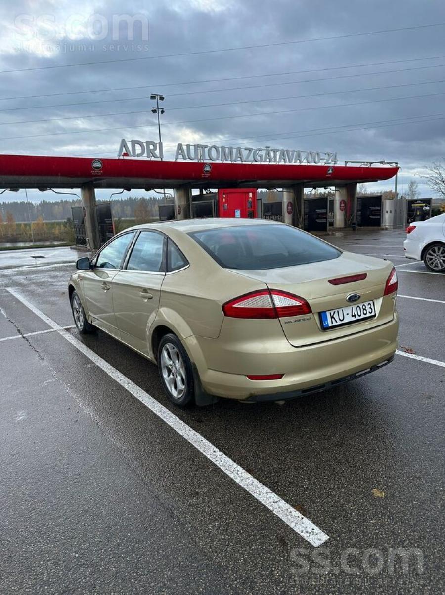 Yellow Ford Mondeo 2007 in Riga, with an engine capacity of 2.00 L and mileage of 234 thousand km for 2290 €, photo 3 on AUTOMOTO.COM.LV