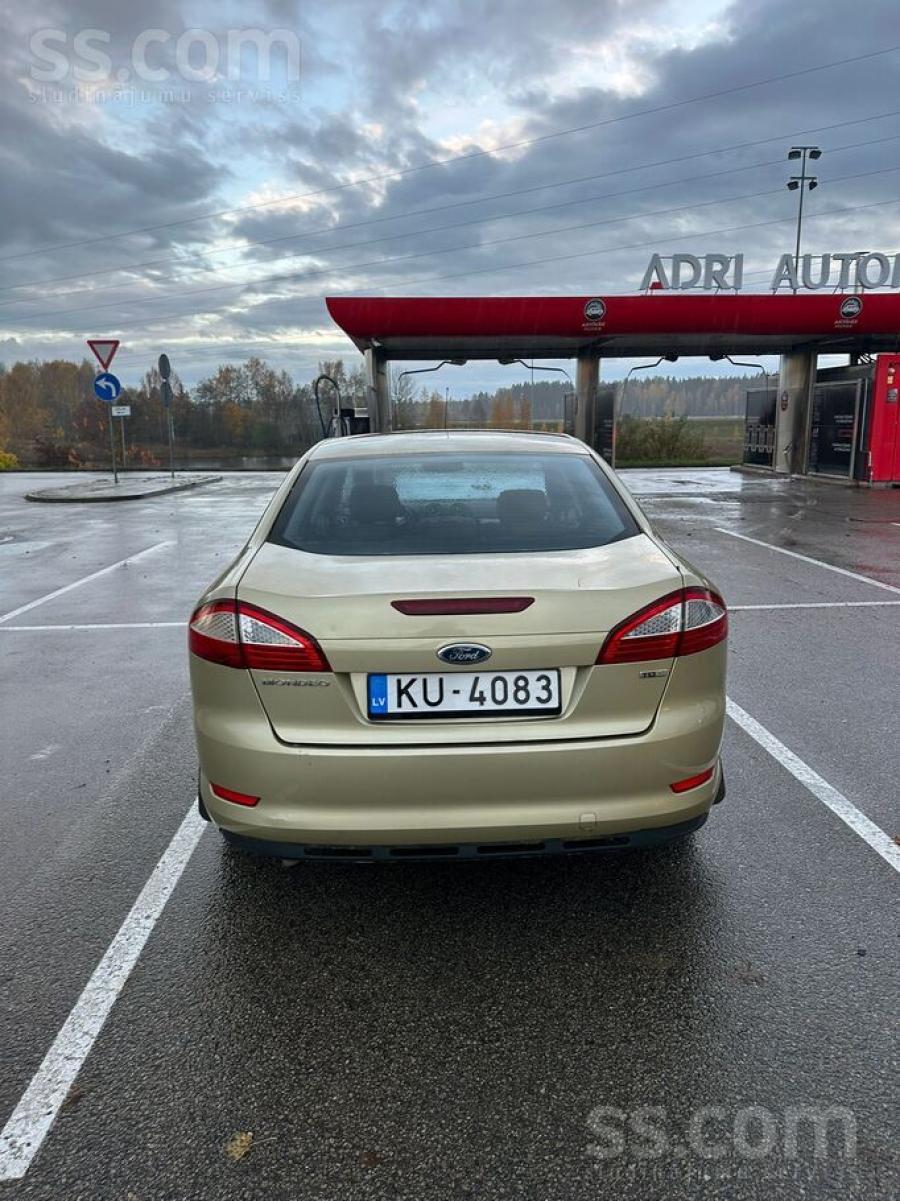 Yellow Ford Mondeo 2007 in Riga, with an engine capacity of 2.00 L and mileage of 240 thousand km for 1890 €, photo 8 on AUTOMOTO.COM.LV