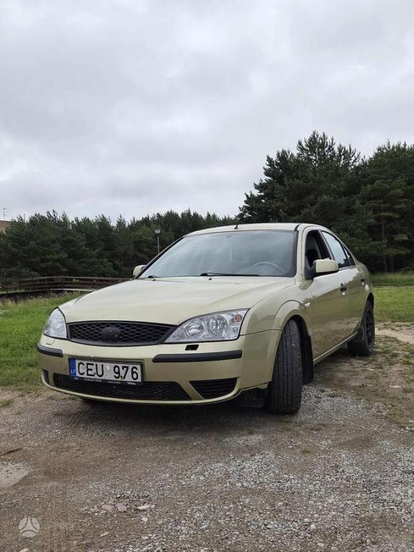 Yellow Ford Mondeo 2006 in Palanga, with an engine capacity of 1.80 L and mileage of 289 thousand km for 350 €, photo 1 on AUTOMOTO.COM.LV