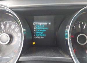 Black Ford Mustang 2014 in Klaipeda, with an engine capacity of 3.70 L and mileage of 184 thousand km for 12900 €, photo 25 on AUTOMOTO.COM.LV