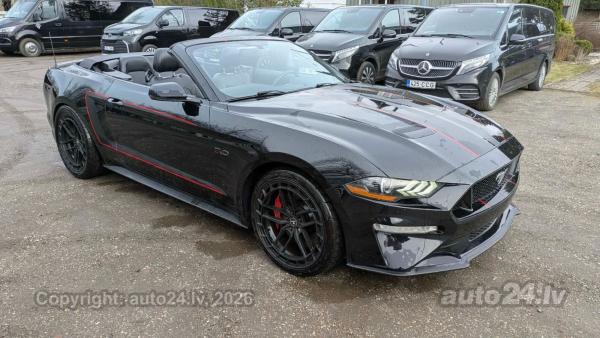 Black Ford Mustang 2018 in Tallinn, with an engine capacity of 5.00 L and mileage of 110 thousand km for 35900 €, photo 1 on AUTOMOTO.COM.LV