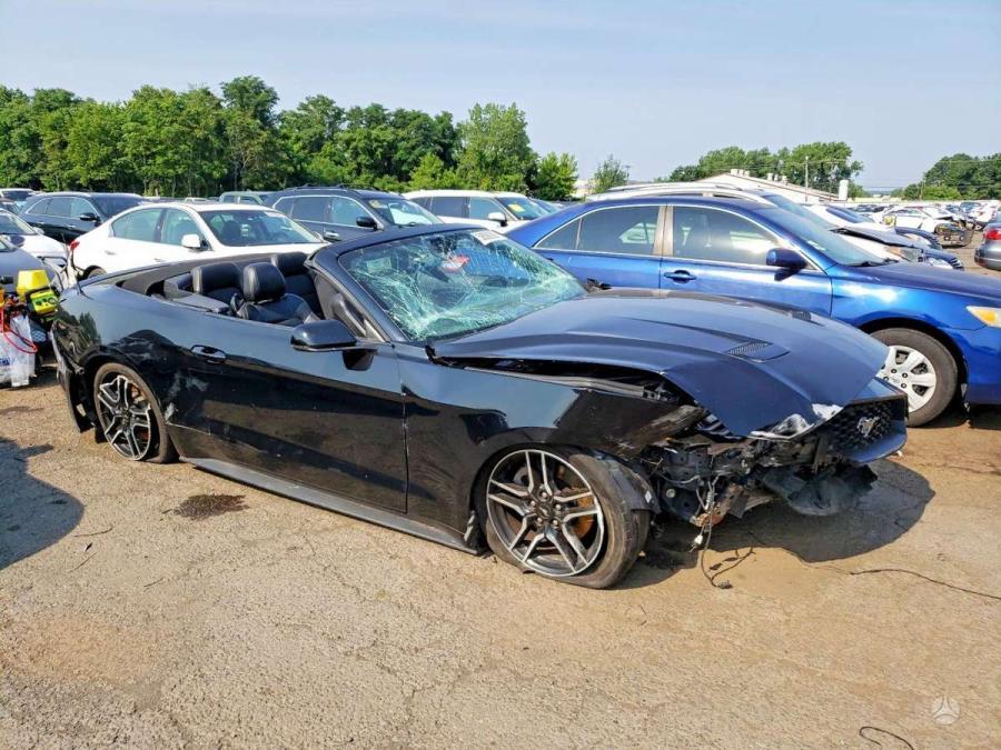 Melns Ford Mustang 2018 Kauņa, ar dzinēja tilpumu 2.30 L un nobraukumu 133 tūkst. km par 5500 €, foto 12 vietnē AUTOMOTO.COM.LV