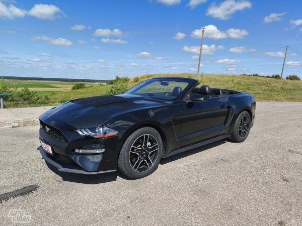 Ford Mustang 2018 Jonava vietnē Melns Ford Mustang 2018 Jonava, ar dzinēja tilpumu 2.30 L un nobraukumu 82 tūkst. km par 17900 €, foto 1 vietnē AUTOMOTO.COM.LV