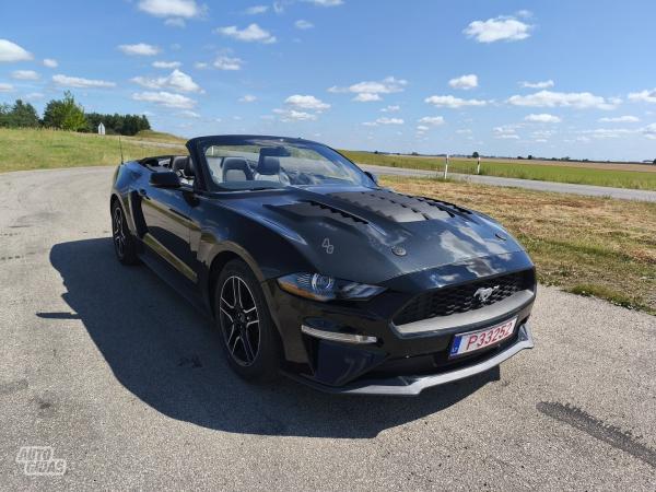 Ford Mustang 2018 Jonava vietnē Melns Ford Mustang 2018 Jonava, ar dzinēja tilpumu 2.30 L un nobraukumu 82 tūkst. km par 17900 €, foto 3 vietnē AUTOMOTO.COM.LV