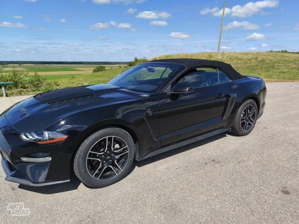 Ford Mustang 2018 Jonava vietnē Melns Ford Mustang 2018 Jonava, ar dzinēja tilpumu 2.30 L un nobraukumu 82 tūkst. km par 17900 €, foto 8 vietnē AUTOMOTO.COM.LV