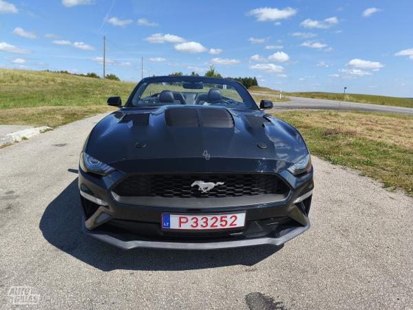 Ford Mustang 2018 Jonava vietnē Melns Ford Mustang 2018 Jonava, ar dzinēja tilpumu 2.30 L un nobraukumu 82 tūkst. km par 17900 €, foto 10 vietnē AUTOMOTO.COM.LV