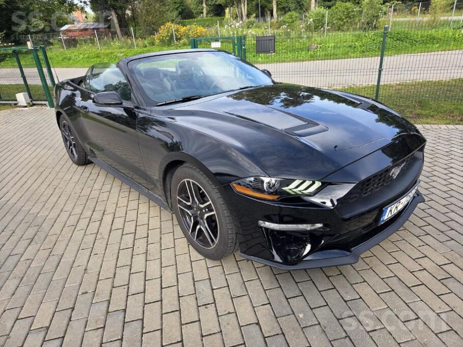 Melns Ford Mustang 2019 Rīga, ar dzinēja tilpumu 2.30 L un nobraukumu 200 tūkst. km par 22500 €, foto 3 vietnē AUTOMOTO.COM.LV