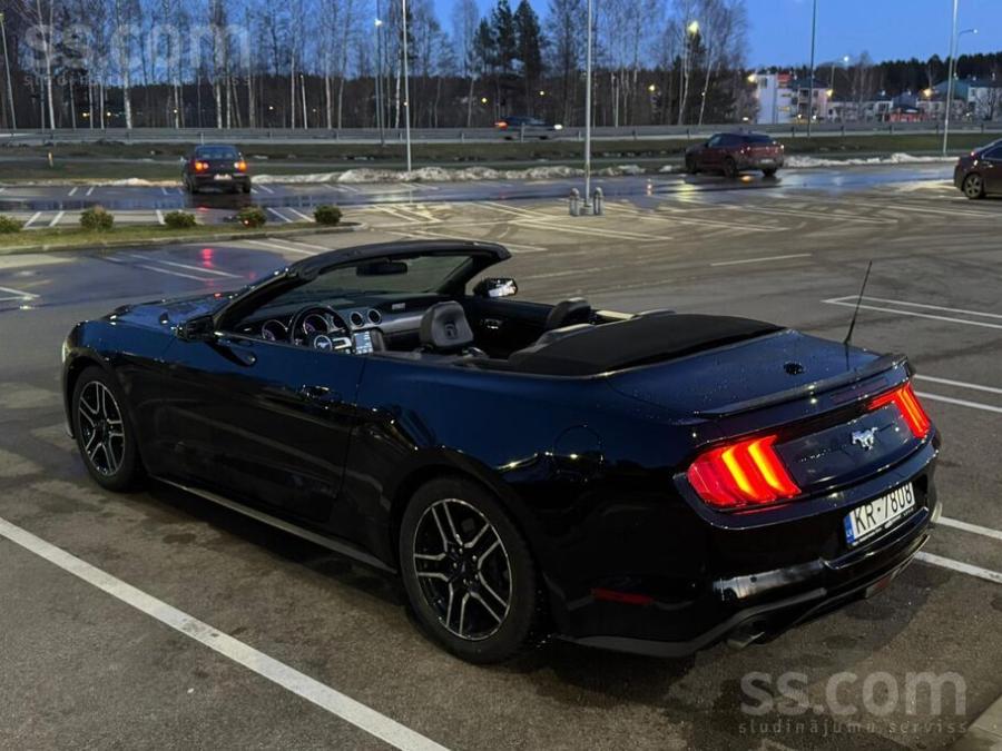 Melns Ford Mustang 2019 Rīga, ar dzinēja tilpumu 2.30 L un nobraukumu 200 tūkst. km par 22500 €, foto 4 vietnē AUTOMOTO.COM.LV