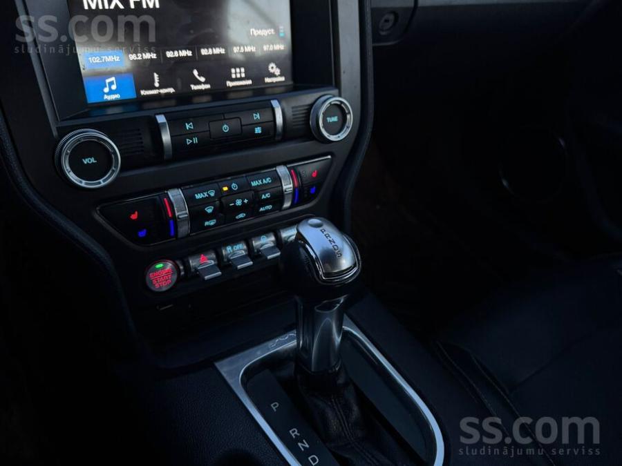 Melns Ford Mustang 2019 Rīga, ar dzinēja tilpumu 2.30 L un nobraukumu 200 tūkst. km par 22500 €, foto 10 vietnē AUTOMOTO.COM.LV