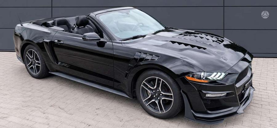 Melns Ford Mustang 2019 Klaipėda, ar dzinēja tilpumu 2.25 L un nobraukumu 81 tūkst. km par 17499 €, foto 14 vietnē AUTOMOTO.COM.LV