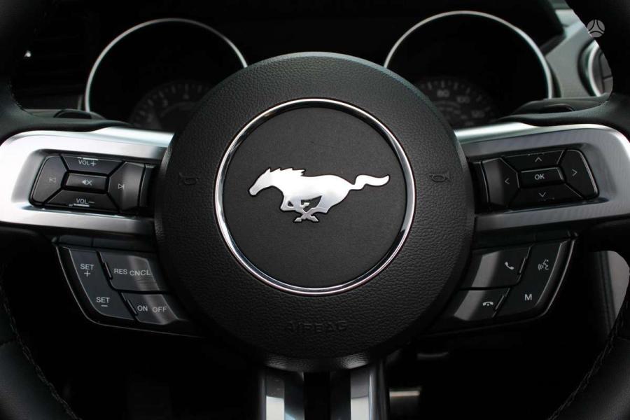 Melns Ford Mustang 2019 Viļņa, ar dzinēja tilpumu 5.00 L un nobraukumu 130 tūkst. km par 27999 €, foto 19 vietnē AUTOMOTO.COM.LV