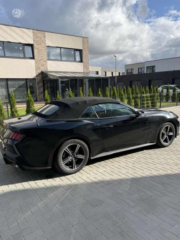 Black Ford Mustang 2024 in Klaipeda, with an engine capacity of 2.25 L and mileage of 80 thousand km for 32900 €, photo 3 on AUTOMOTO.COM.LV