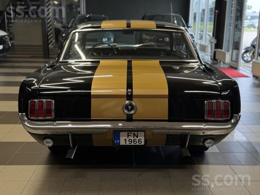 Black Ford Mustang 1966 in Riga, with an engine capacity of 4.70 L and mileage of 56 thousand km for 45000 €, photo 6 on AUTOMOTO.COM.LV