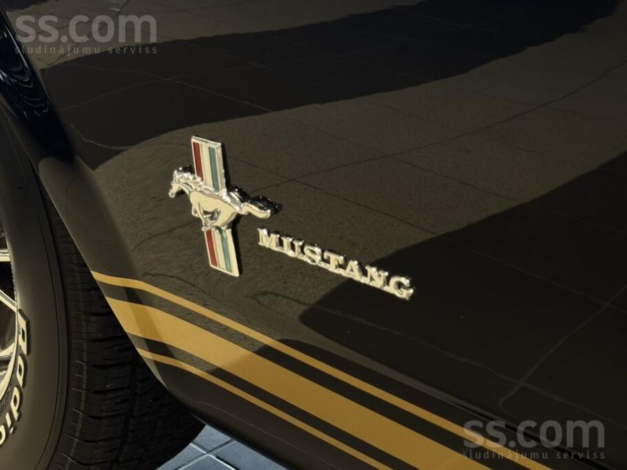 Black Ford Mustang 1966 in Riga, with an engine capacity of 4.70 L and mileage of 56 thousand km for 45000 €, photo 22 on AUTOMOTO.COM.LV