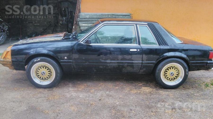 Melns Ford Mustang 1979 Rīga, ar dzinēja tilpumu 2.80 L un nobraukumu 8 tūkst. km par 4300 €, foto 4 vietnē AUTOMOTO.COM.LV