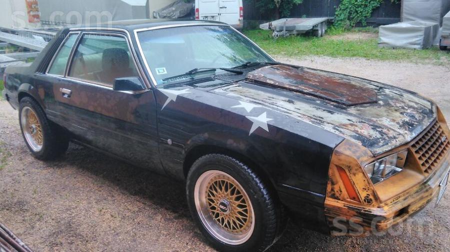 Melns Ford Mustang 1979 Rīga, ar dzinēja tilpumu 2.80 L un nobraukumu 8 tūkst. km par 4300 €, foto 7 vietnē AUTOMOTO.COM.LV