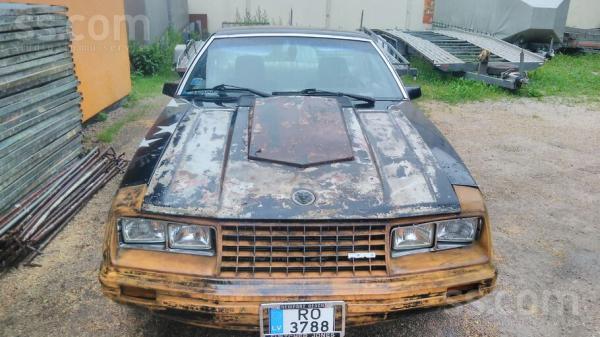 Black Ford Mustang 1979 in Riga, with an engine capacity of 2.80 L and mileage of 8 thousand km for 4300 €, photo 10 on AUTOMOTO.COM.LV