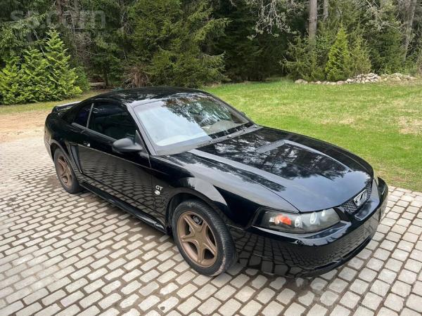 Melns Ford Mustang 2000 Ogre, ar dzinēja tilpumu 4.60 L un nobraukumu 191 tūkst. km par 7900 €, foto 1 vietnē AUTOMOTO.COM.LV