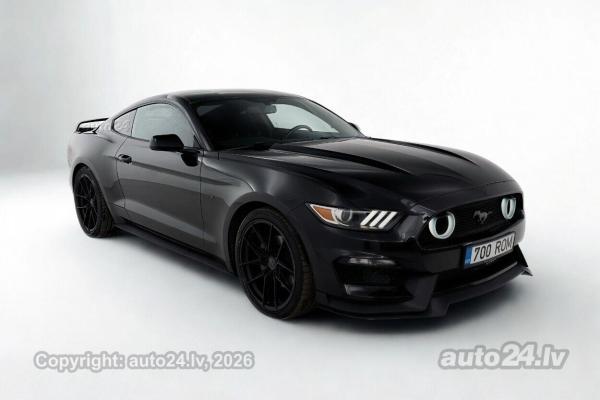 Black Ford Mustang 2016 in Tallinn, with an engine capacity of 3.70 L and mileage of 90 thousand km for 24900 €, photo 1 on AUTOMOTO.COM.LV