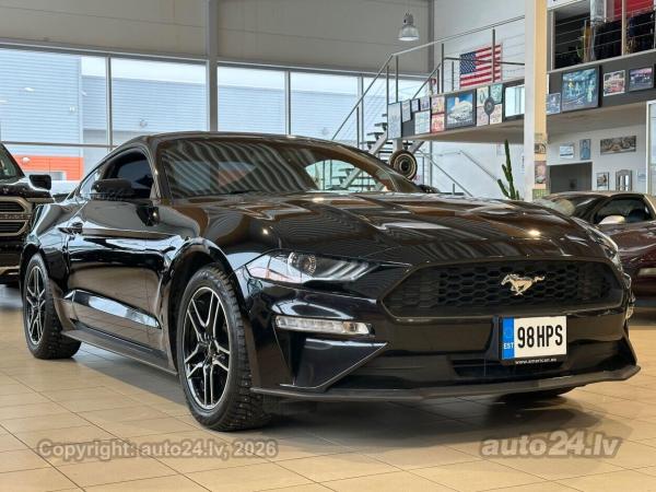 Melns Ford Mustang 2019 Tallina, ar dzinēja tilpumu 2.30 L un nobraukumu 81 tūkst. km par 21900 €, foto 1 vietnē AUTOMOTO.COM.LV