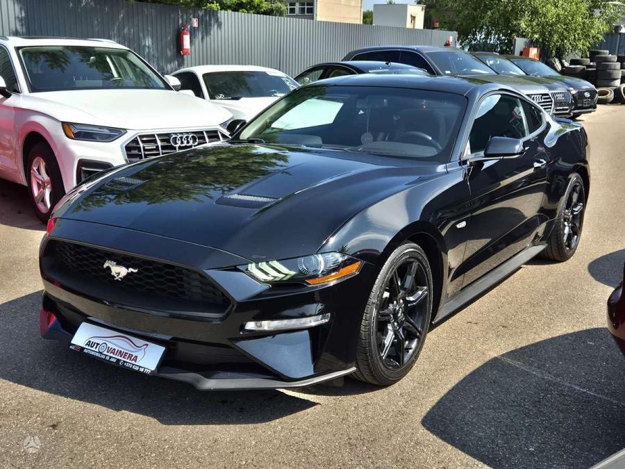 Melns Ford Mustang 2019 Viļņa, ar dzinēja tilpumu 2.25 L un nobraukumu 133 tūkst. km par 14900 €, foto 4 vietnē AUTOMOTO.COM.LV