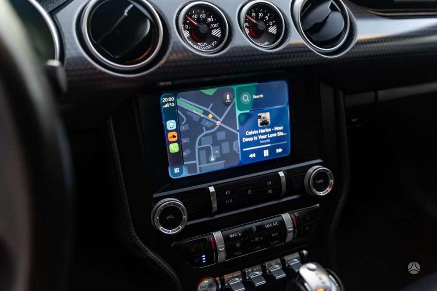 Melns Ford Mustang 2019 Viļņa, ar dzinēja tilpumu 4.95 L un nobraukumu 87 tūkst. km par 29999 €, foto 22 vietnē AUTOMOTO.COM.LV