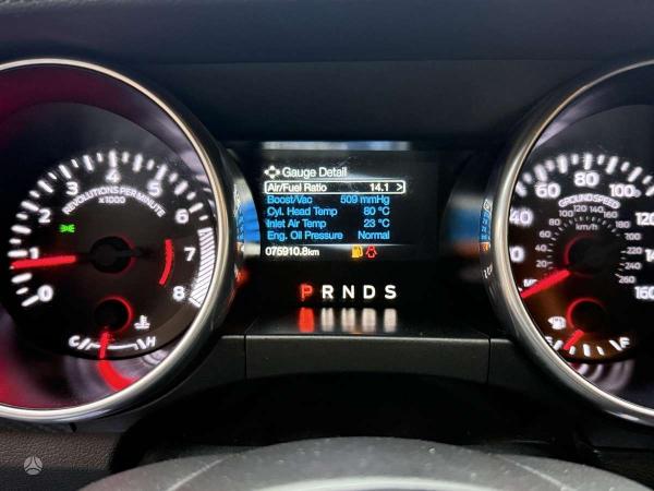Melns Ford Mustang 2019 Kauņa, ar dzinēja tilpumu 2.25 L un nobraukumu 76 tūkst. km par 22600 €, foto 8 vietnē AUTOMOTO.COM.LV