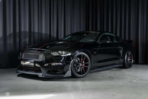 Melns Ford Mustang 2019 Viļņa, ar dzinēja tilpumu 4.95 L un nobraukumu 53 tūkst. km par 34999 €, foto 1 vietnē AUTOMOTO.COM.LV