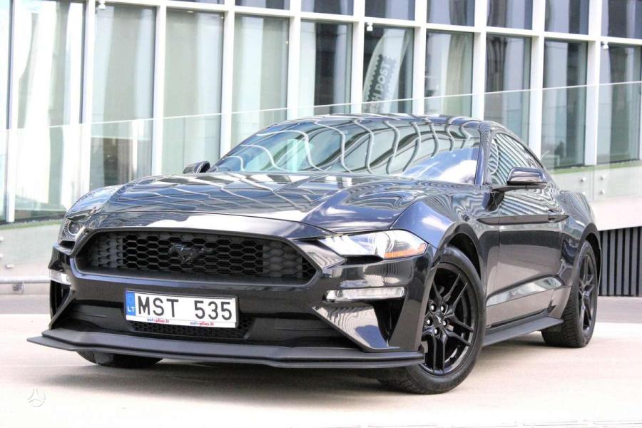 Melns Ford Mustang 2021 Viļņa, ar dzinēja tilpumu 2.25 L un nobraukumu 40 tūkst. km par 20000 €, foto 7 vietnē AUTOMOTO.COM.LV