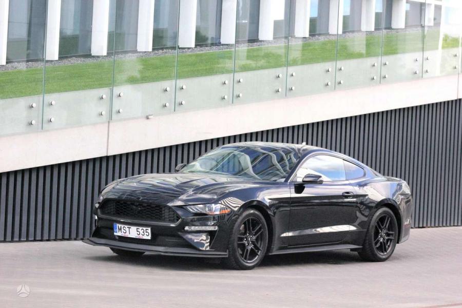 Melns Ford Mustang 2021 Viļņa, ar dzinēja tilpumu 2.25 L un nobraukumu 40 tūkst. km par 20000 €, foto 19 vietnē AUTOMOTO.COM.LV