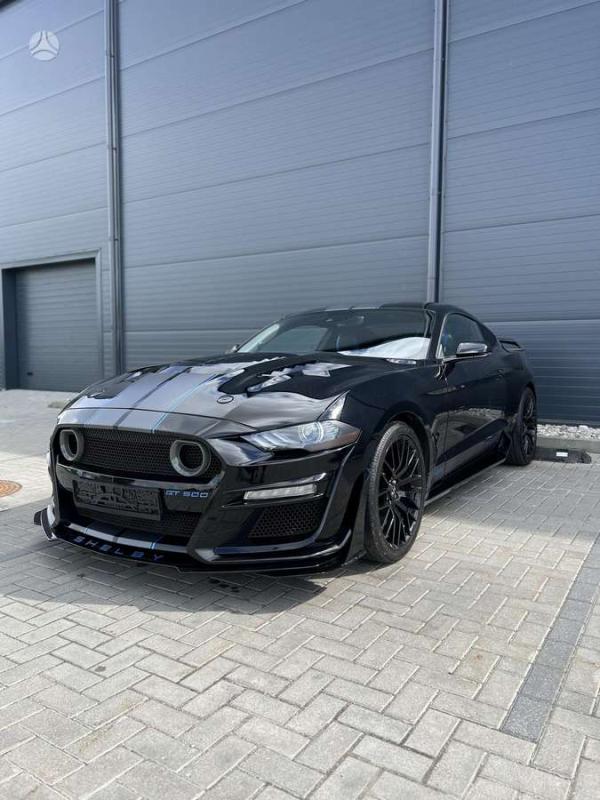 Black Ford Mustang 2023 in Klaipeda, with an engine capacity of 2.25 L and mileage of 95 thousand km for 21500 €, photo 3 on AUTOMOTO.COM.LV