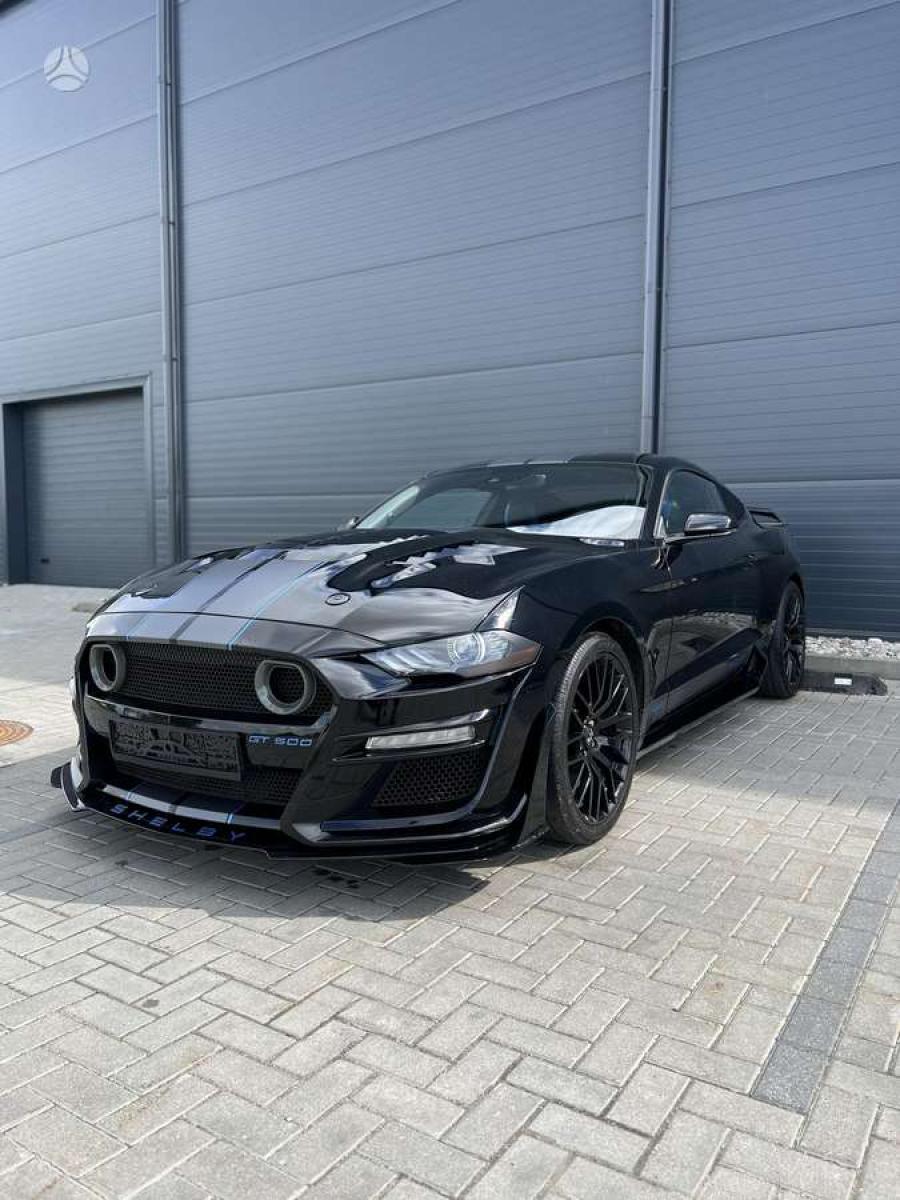 Melns Ford Mustang 2023 Klaipėda, ar dzinēja tilpumu 2.25 L un nobraukumu 95 tūkst. km par 21500 €, foto 4 vietnē AUTOMOTO.COM.LV